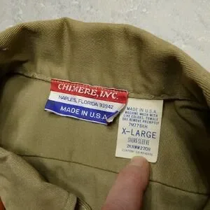 Chimere Inc | Shirts | Vintage Chimere Hunting Shirt Size Xl Glencoe ...